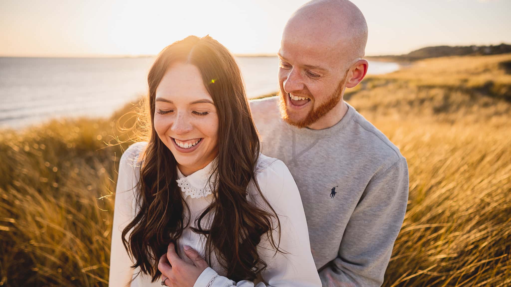 Pre-wedding photography at Ogmore Beach - Lewis Fackrell Photography